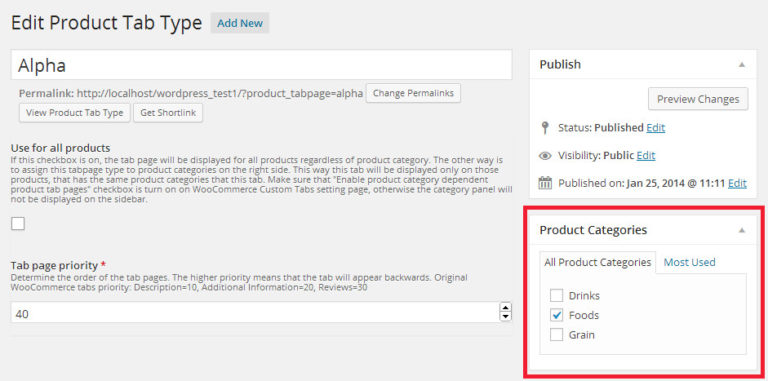 Custom Tabs For Woocommerce Plugin Webshoplogic Wordpress And Woocommerce Plugins